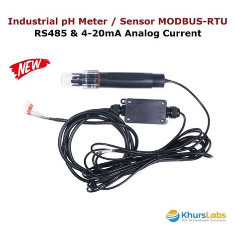 Jual Industrial Ph Meter Ph Sensor Modbus Rtu Rs485 And 0 2v Analog Voltage 4 20ma Rs485