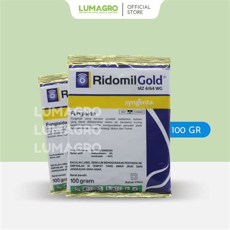 Fungisida Ridomil Gold 100gr Mefenoksam And Mankozeb Lumagro