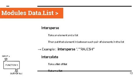 HASKELL MODULES INPUT And OUTPUT 2 Modules What