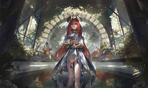 Yandere 1031752 Genshin Impact Horns Landscape Nilou No Bra Wet