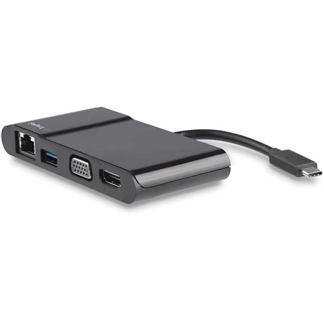 Startech Com Portable Usb C Multiport Video Adapter K Hdmi Or Vga Usb Gigabit Ethernet
