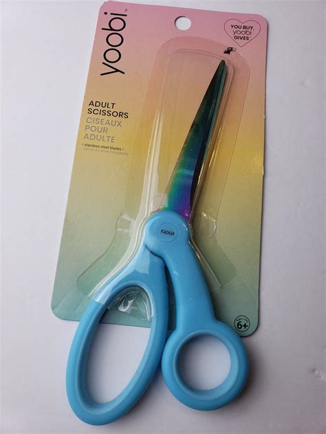 Yoobi Scissors Blue Oil Slick