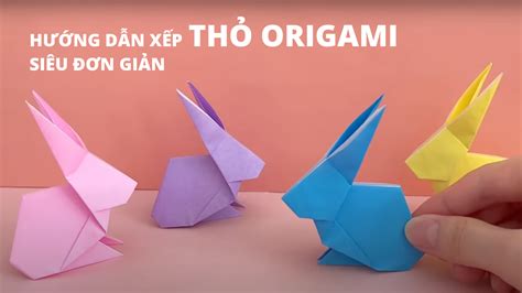 HƯỚng DẪn CÁch XẾp ThỎ Origami SiÊu ĐƠn GiẢn Happynuts