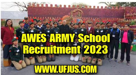 Awes Army School Tgt Pgt Prt Recruitment 2023 Ufjuscom