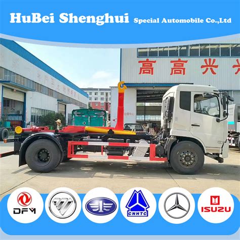 Foton Dongfeng 10cbm Hook Lift Arm Type Detachable Container Garbage