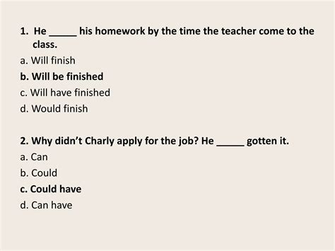 Tugas Language Cloze Procedure Modals Nd Probes Pptx