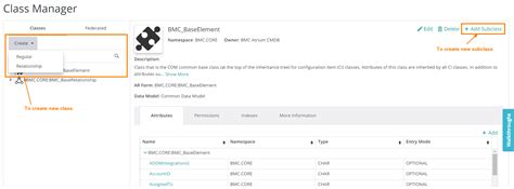 helix support using new cmdb ui class manager and atrium integrator