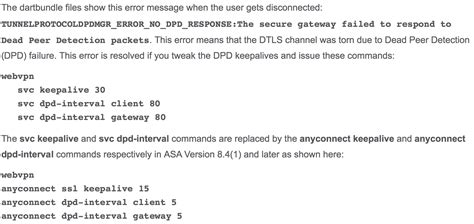 Cisco Anyconnect Disconnection Cisco Community