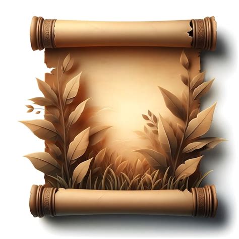 Premium Photo Paper Scroll Background