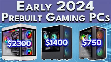 Early 2024 Best Prebuilt Gaming Pc 1440p 4k 1080p Youtube