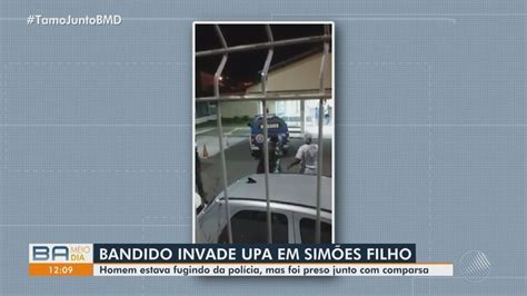 Homem é Preso Após Invadir Upa De Simões Filho Durante Perseguição