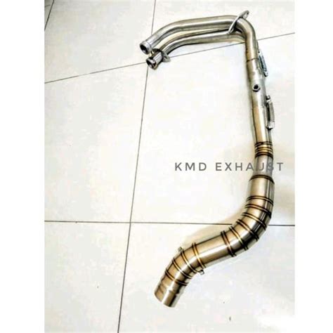 Jual Leher Header Pipa Knalpot R25 Mt25 Cbr 250rr Ninja 250 Fi Karbu