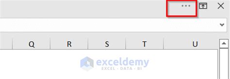 How To Show Menu Bar In Excel 2 Common Cases ExcelDemy