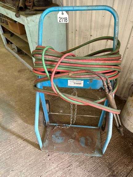 Cutting Torch Gauges Hoses And Cart Res Auction Services