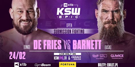 Starcie Tytan W Wagi Ci Kiej W Grapplingowej Konfrontacji Na Xtb Ksw Epic