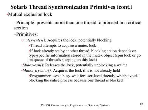 Ppt Concurrency Mutual Exclusion Synchronization Deadlock And