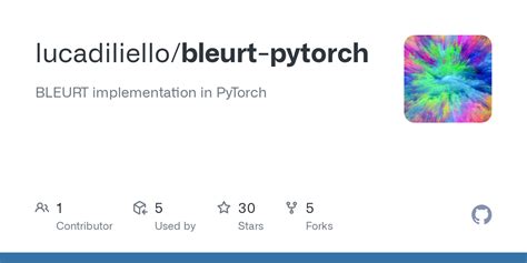 Github Lucadiliellobleurt Pytorch Bleurt Implementation In Pytorch