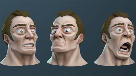 Fat Cartoon Character Rig 3d Model Maya Files Free Download Modeling