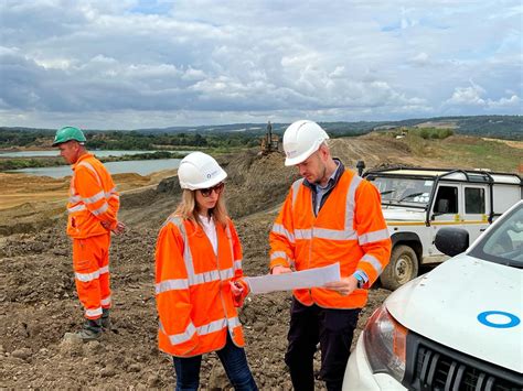 Laura Trott Mp Visits Tarmac Sevenoaks Quarry With Sevenoaks District