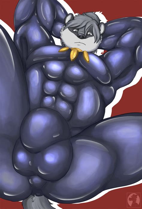 Rule 34 2021 Anthro Badger Bent Arm Black Nose Bodily Fluids Bodysuit