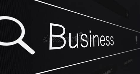 Online Business Text In Search Box Stock Footage Video Of Website