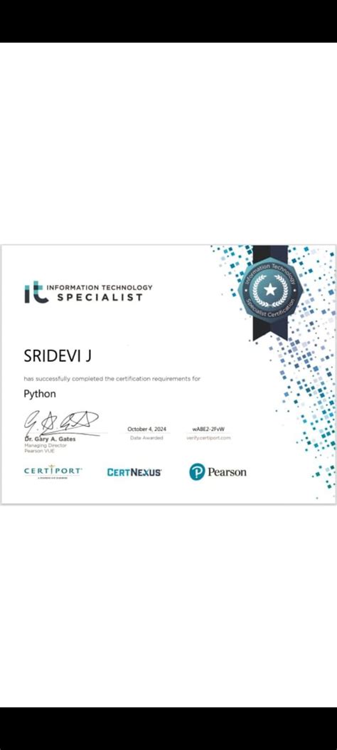 Jeganathan Sri On Linkedin L Have Successfully Completed Course Certiport