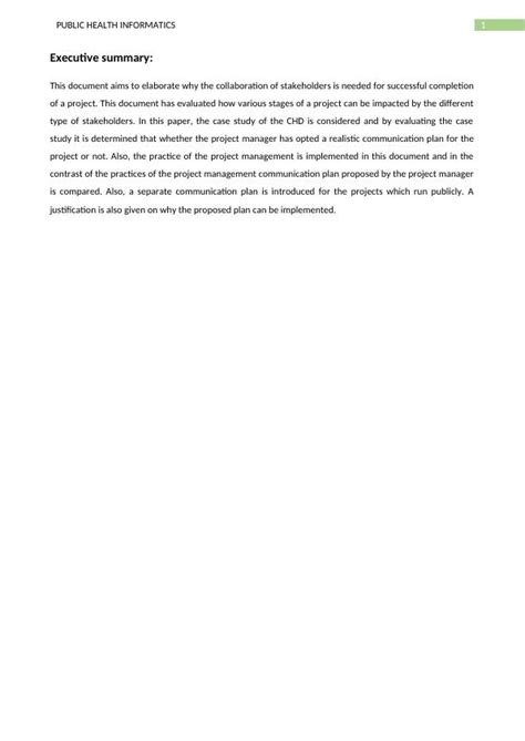 Improving Public Health Informatics Desklib
