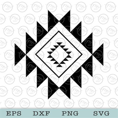 Aztec Pattern Svg Aztec Print Digital Clipart Svg Files For Etsy