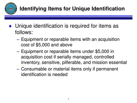 Ppt Unique Identification Uid Of Tangible Items Powerpoint Presentation Id 5682534