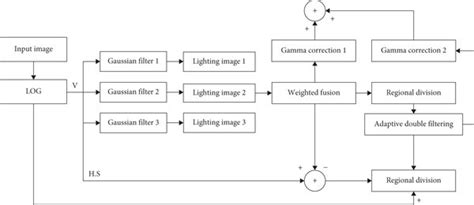 schematic diagram of the optimization model for color enhancement
