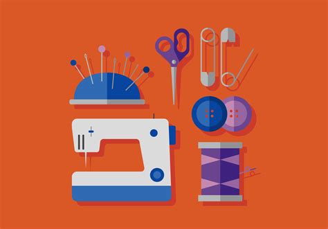 Sewing Machine Silhouette Free Vector Art 10129 Free Downloads