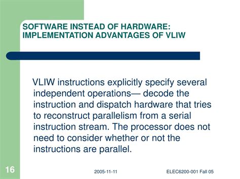 Ppt Very Long Instruction Word Vliw Computer Architecture