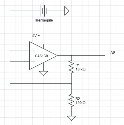 Amplifying Thermopile Reading With Arduino General Electronics Arduino Forum