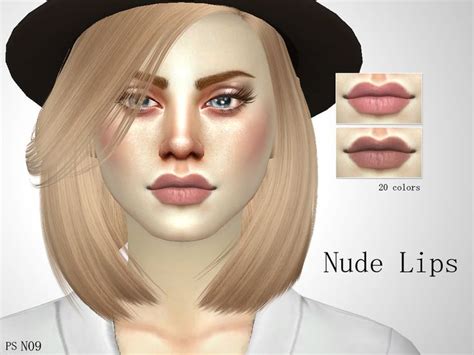 Lips In 20 Colors Found In TSR Category Sims 4 Female Lipstick