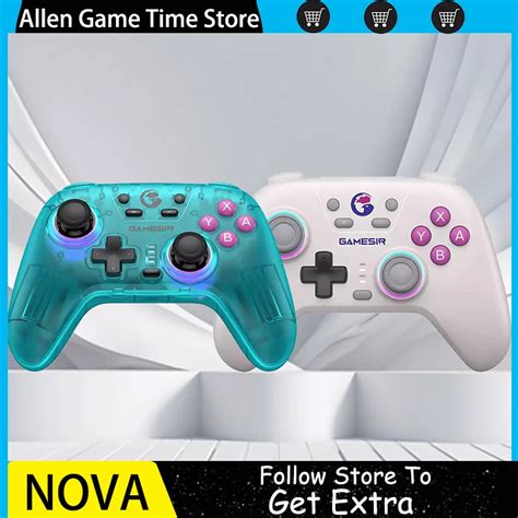 Original GameSir Nova Gamepad Sem Fio Controlador De Jogo Bluetooth Joystick Efeito Hall Para