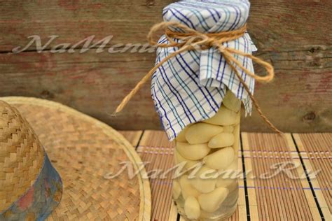 Чеснок, маринованный зубчиками на зиму: рецепт