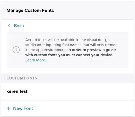 Use Custom Fonts For Mobile Guides Pendo Help Center