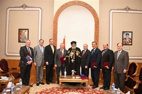 قداسة البابا تواضروس الثاني يستقبل وفد الكونجرس الأمريكي Coptic