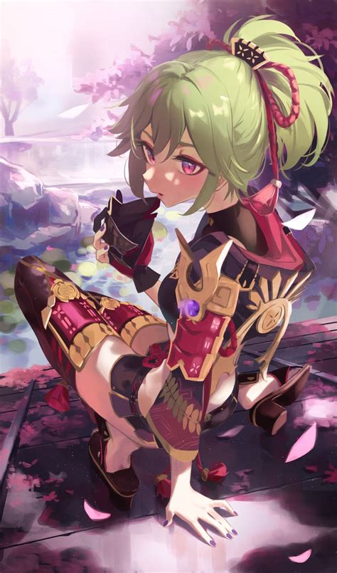 Kuki Shinobu Genshin Impact Drawn By Timowei95 Danbooru