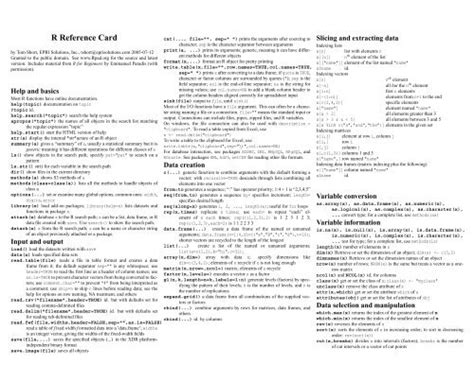 r reference card pdf rpad