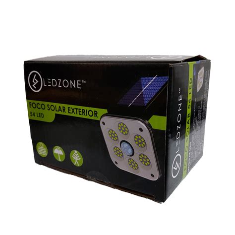 Foco Solar Exterior 54 LED Ledzone