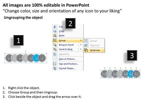 Ppt Correlated Seven State Diagram Of World Concept Process PowerPoint Templates