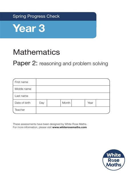 Year 3 Reasoning Pdf Mathematics