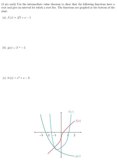 Intermediate Value Theorem