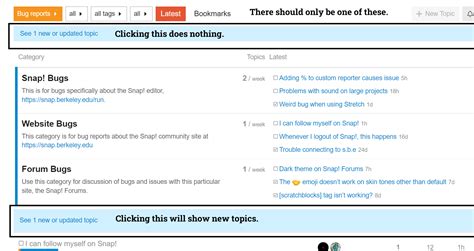 There Are Two See New Or Updated Topics When There Are Newupdated Topics Forum Bugs