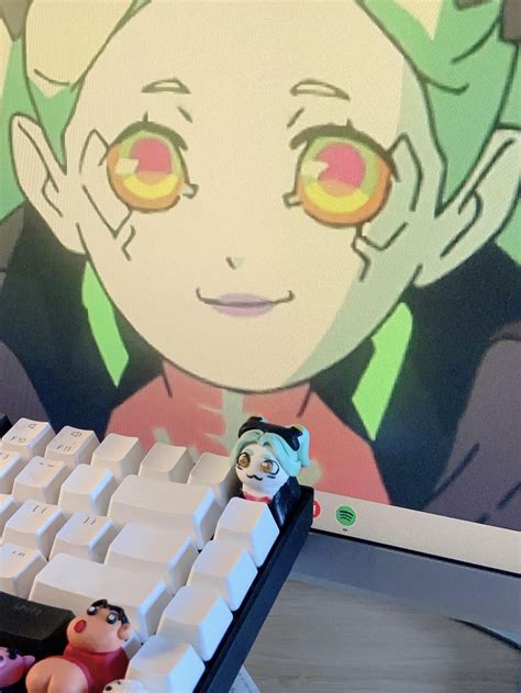 Rebecca Cyberpunk Edgerunner Keycap R Keycaps