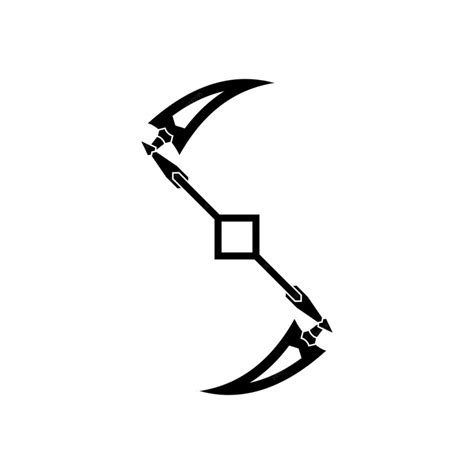 Premium Vector Model Weapon Scythe Prototype