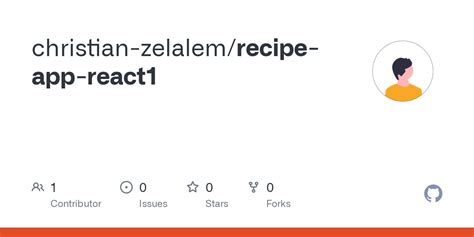 Github Christian Zelalem Recipe App React