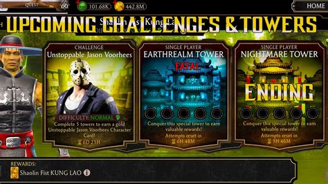 Upcoming Challenges And Towers Leaked Fatal Earthrealm Tower Release