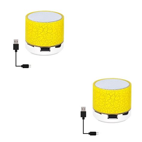 Sweethay Altavoz Bluetooth Mini Altavoz Inalámbrico Crack Led Tf